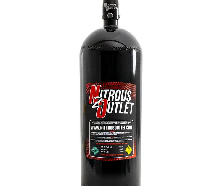 Nitrous Bottle & High Flow Valve By Nitrous Outlet - Dusterhoff Racing