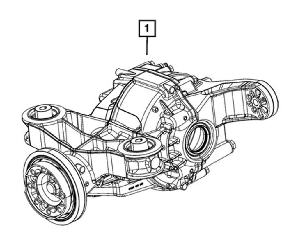 MOPAR 3.09 Limited Slip Differential for 2018-2023 Challenger, Charger ...