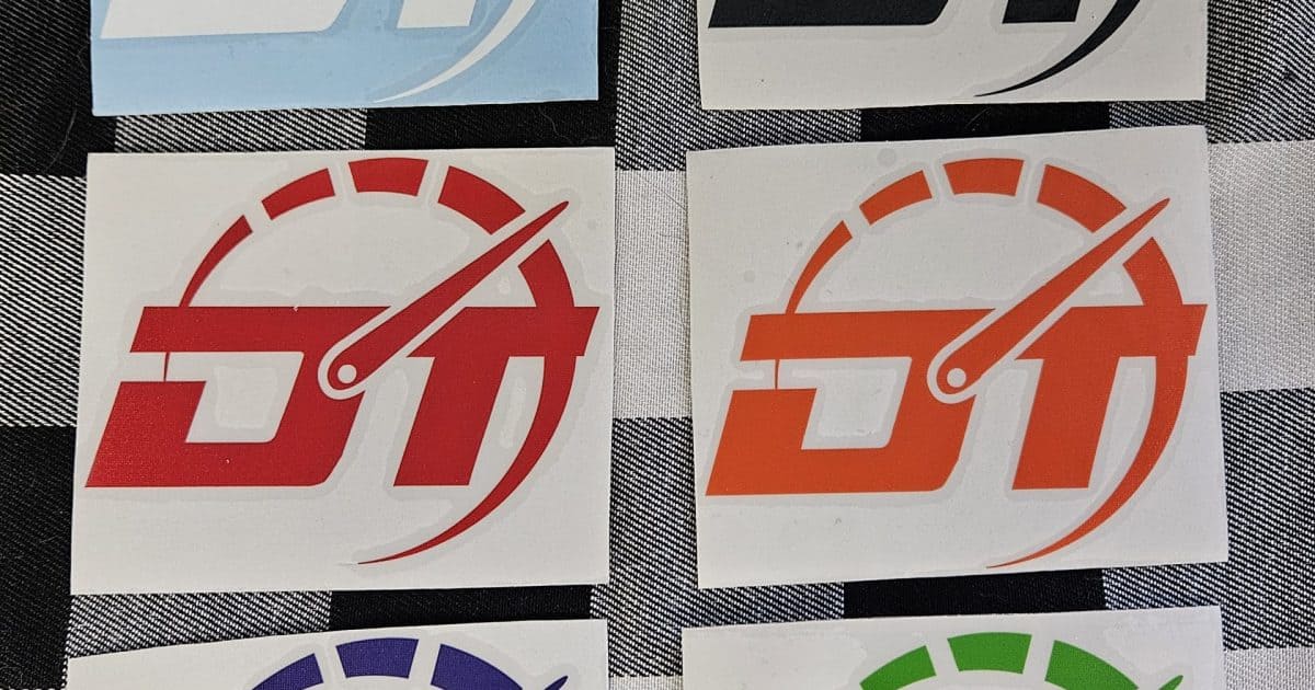 Dusterhoff Racing DT Logo Decal - Dusterhoff Racing